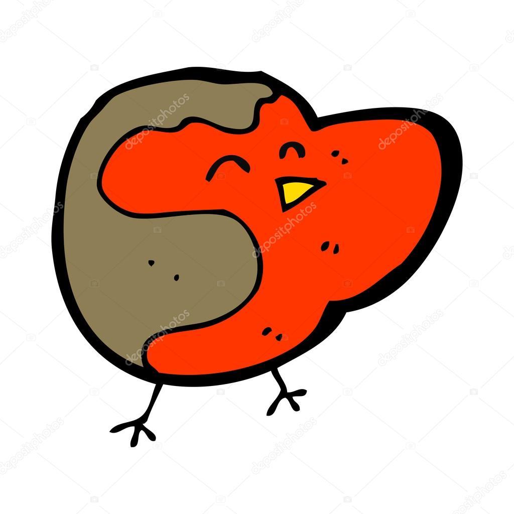 Cartoon robin Stock Vector by ©lineartestpilot 38154487
