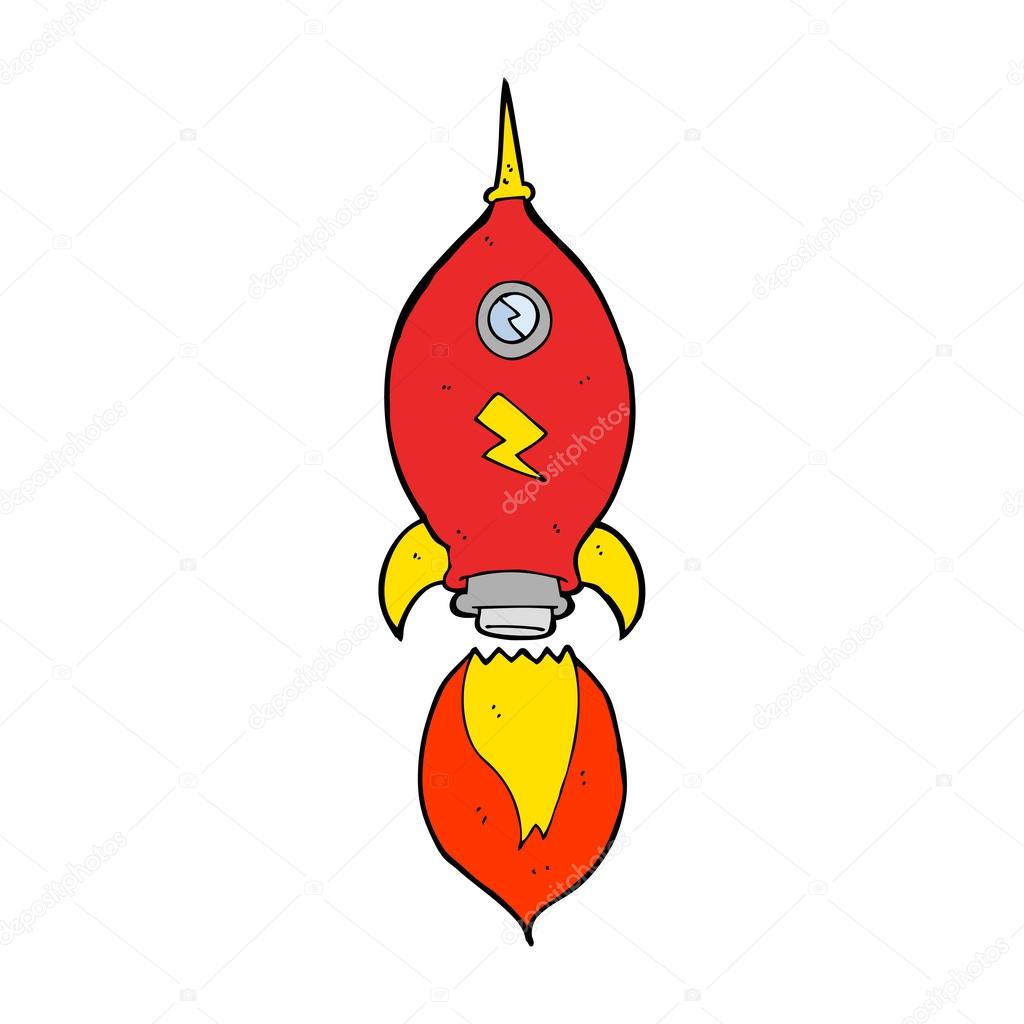 Cartoon rocket Stock Vector Image by ©lineartestpilot #38155473