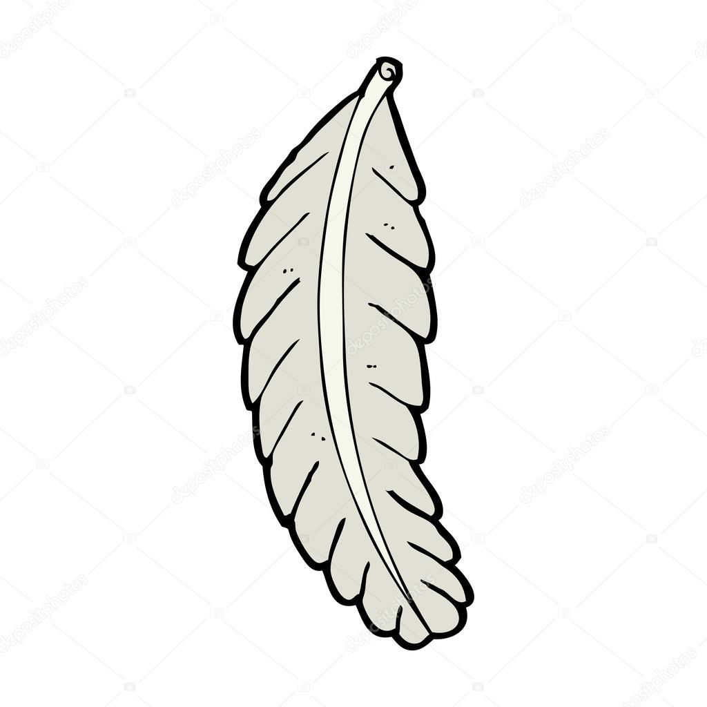 Cartoon feather Stock Vector by ©lineartestpilot 38159905