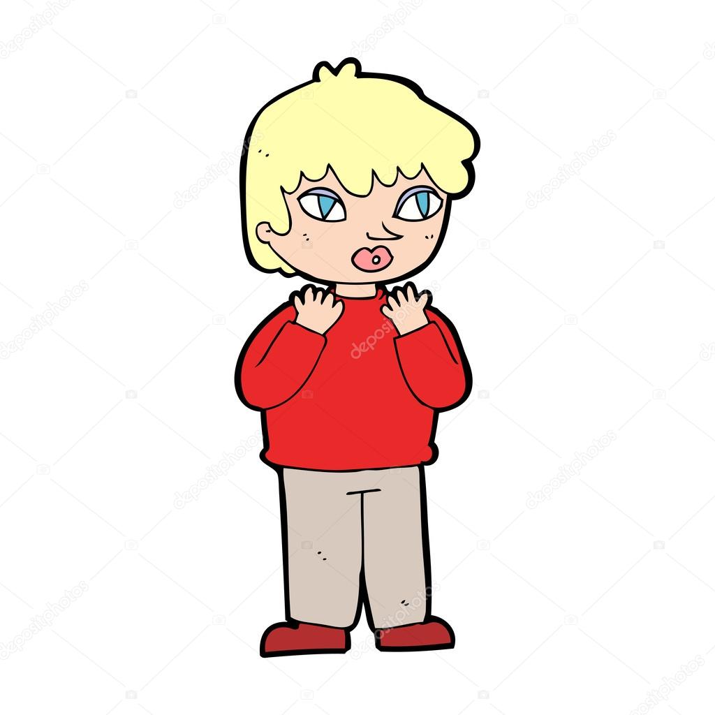 Cartoon worried person Stock Vector Image by ©lineartestpilot #38160113