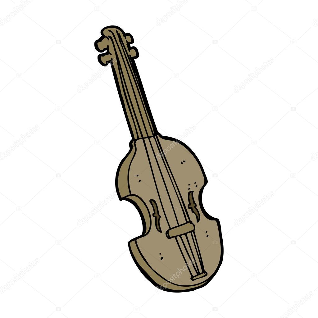 Cartoon violin Stock Vector by ©lineartestpilot 38160465