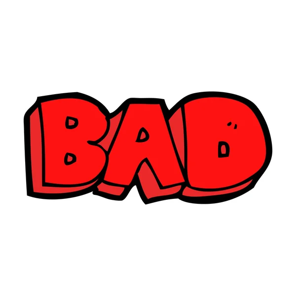 Cartoon bad sign Stock Vector by ©lineartestpilot 41162247