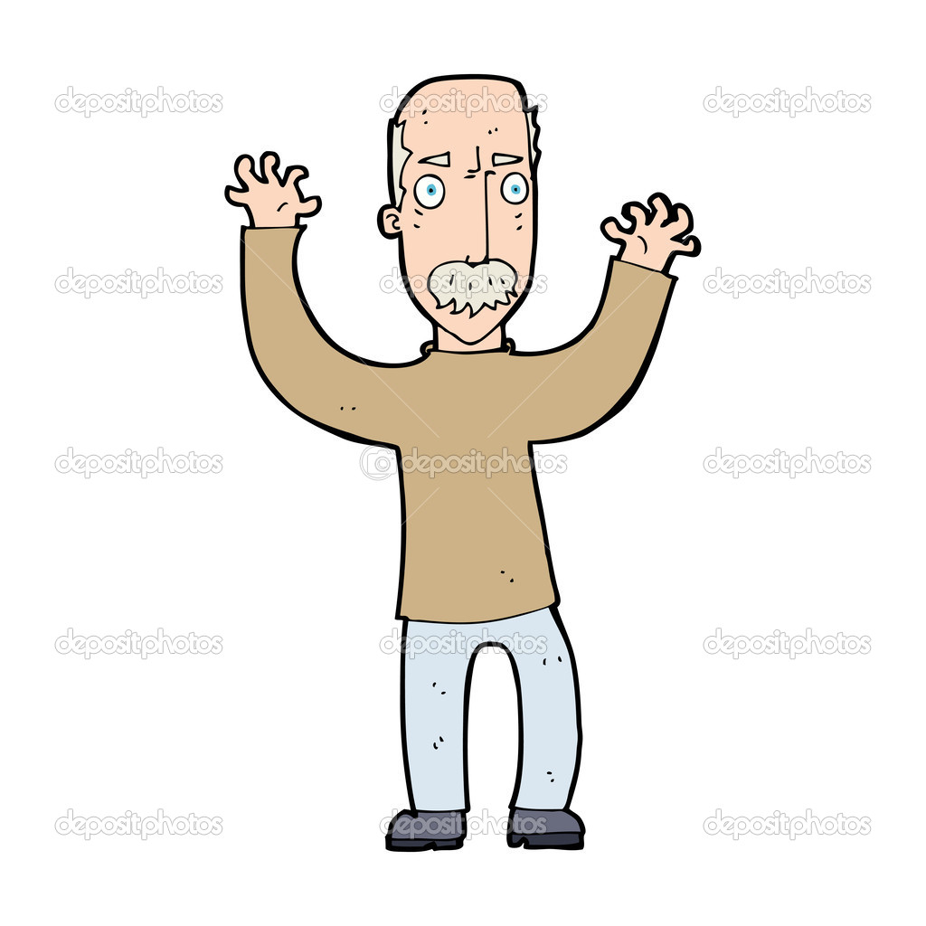 Frustrated Dad Catoon