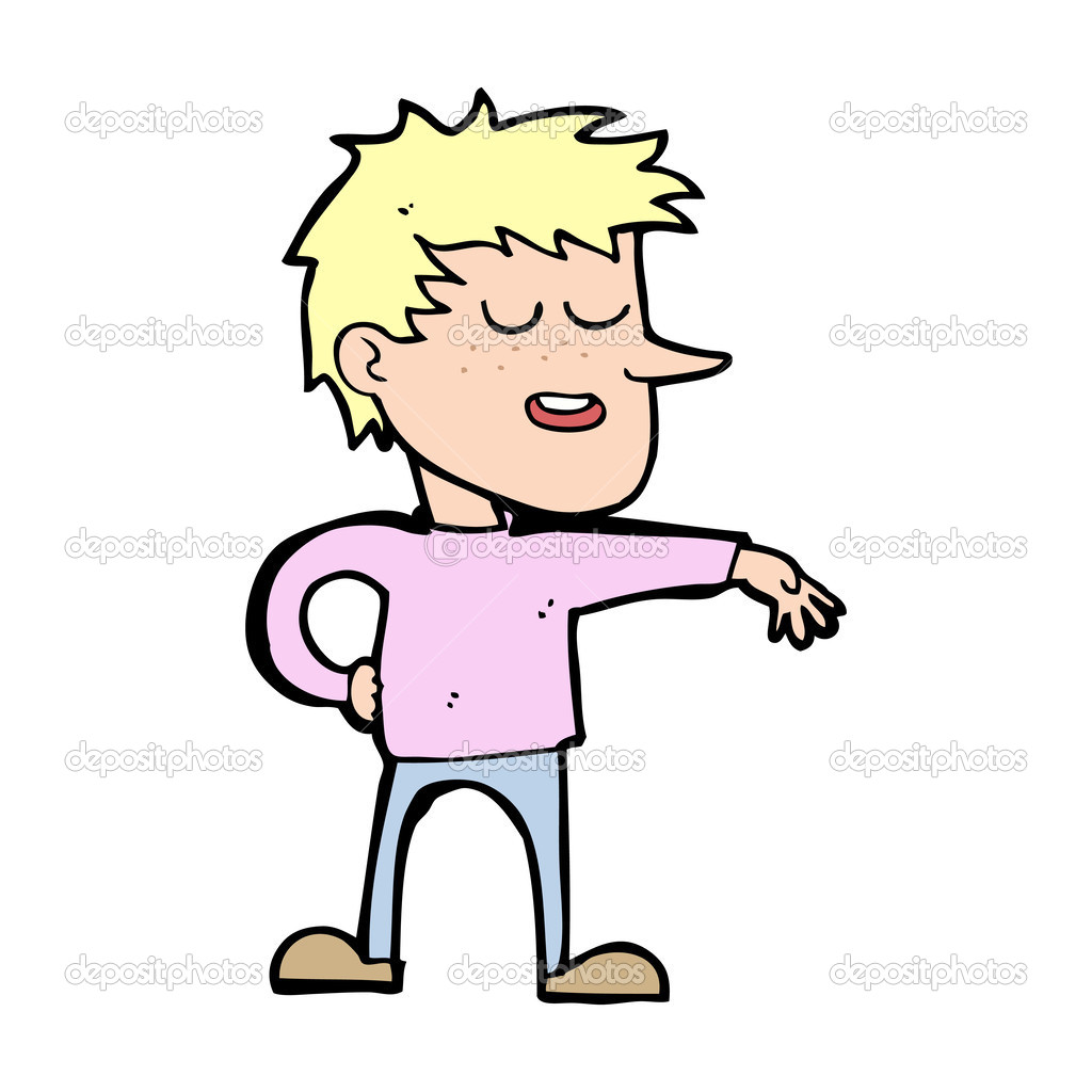 Cartoon man making dismissive gesture Stock Vector by ©lineartestpilot ...