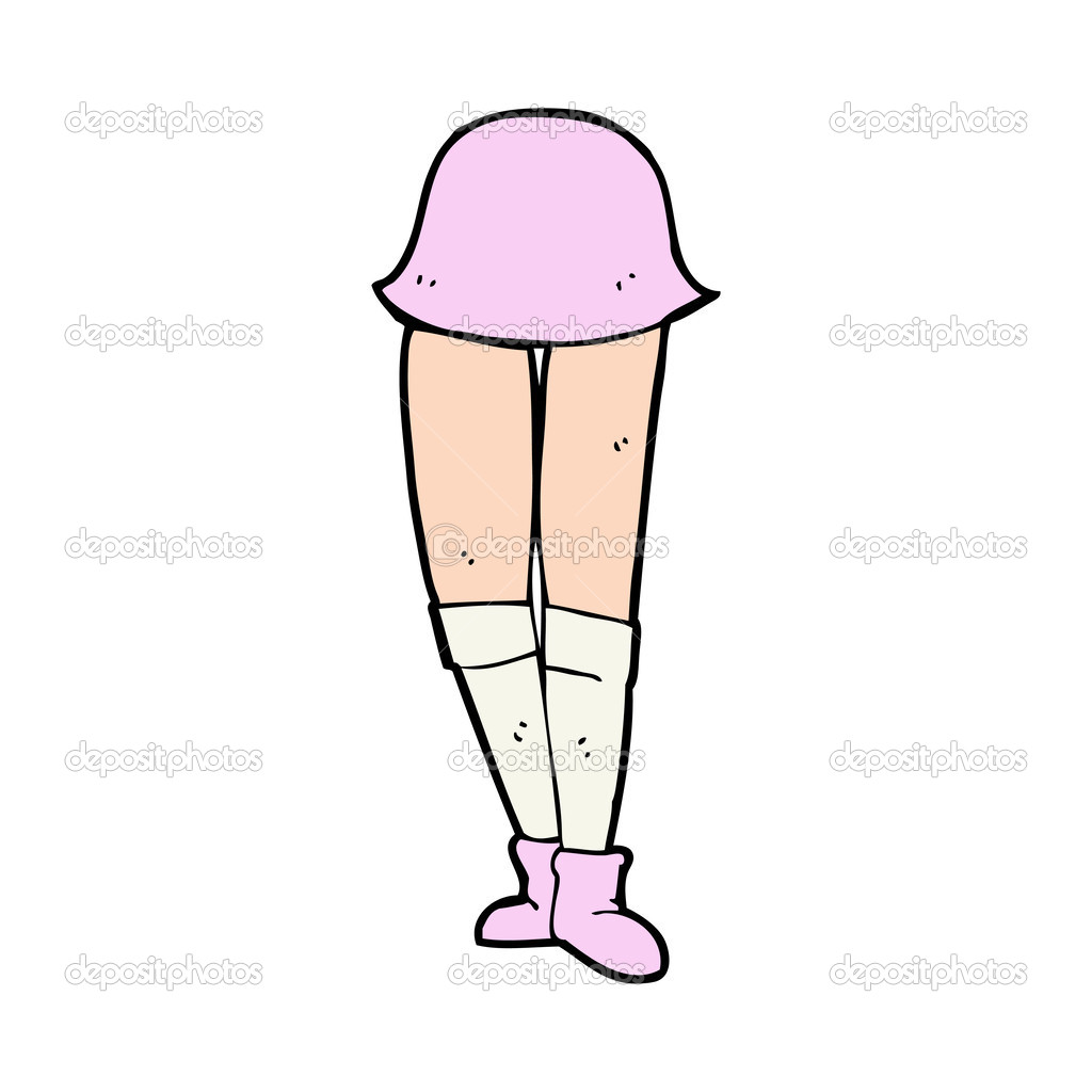 Dibujos animados piernas femeninas Vector de stock por ©lineartestpilot ...