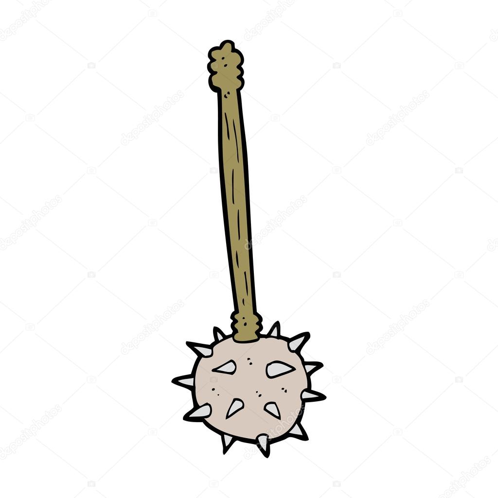 Cartoon medieval mace Stock Vector Image by ©lineartestpilot #38176495
