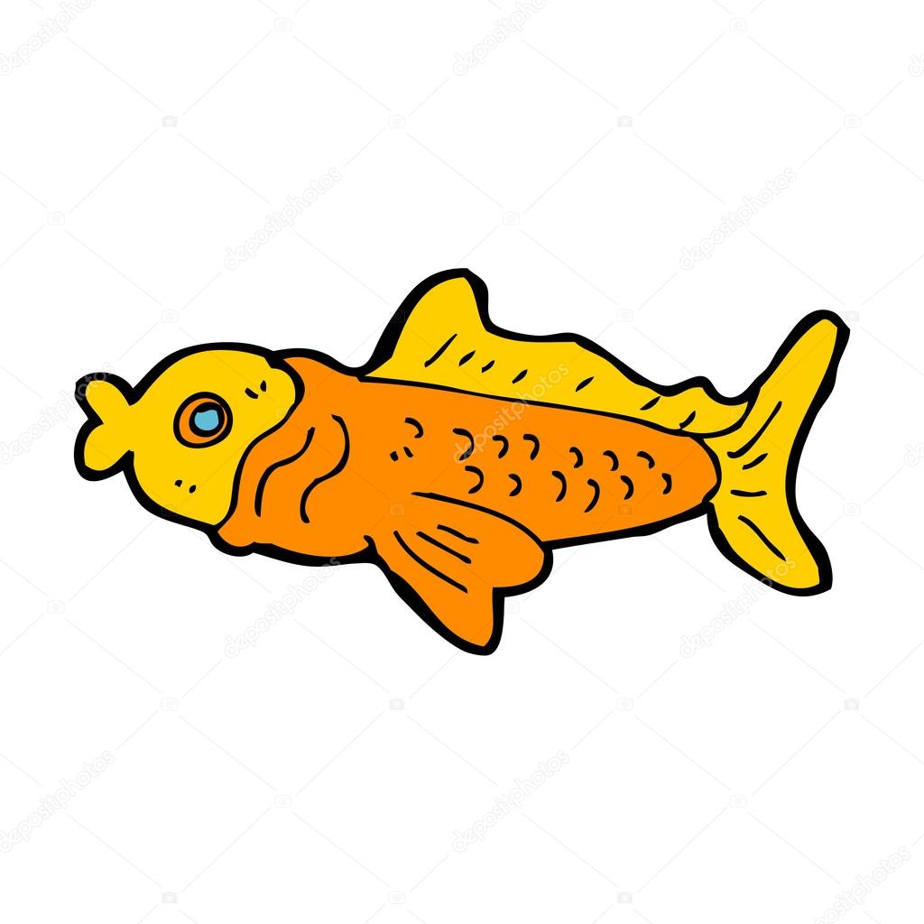 Cartoon funny fish Stock Illustration by ©lineartestpilot #38177101