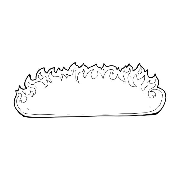 Cartoon spooky fire border Stock Vector Image by ©lineartestpilot #44447361