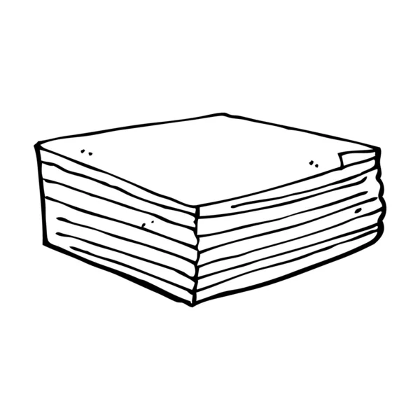 Cartoon Doodle Pile Paper Stock Vector by ©lineartestpilot 225538164