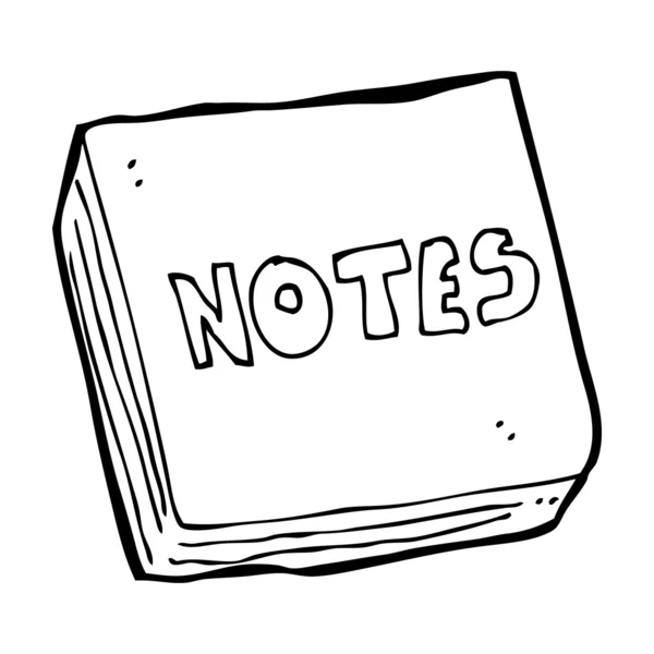 Cartoon notes pad Stock Vector Image by ©lineartestpilot #39440339