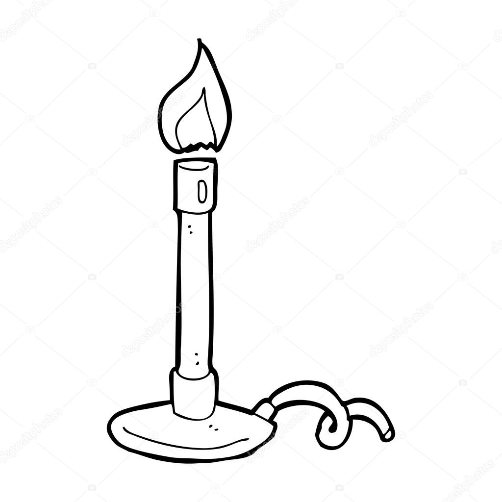 Cartoon bunsen burner — Stock Vector © lineartestpilot #38422123