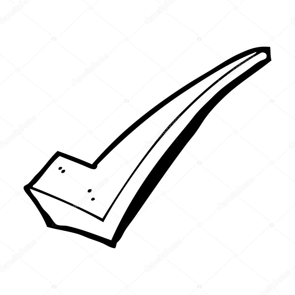Cartoon positive tick symbol Stock Vector Image by ©lineartestpilot ...