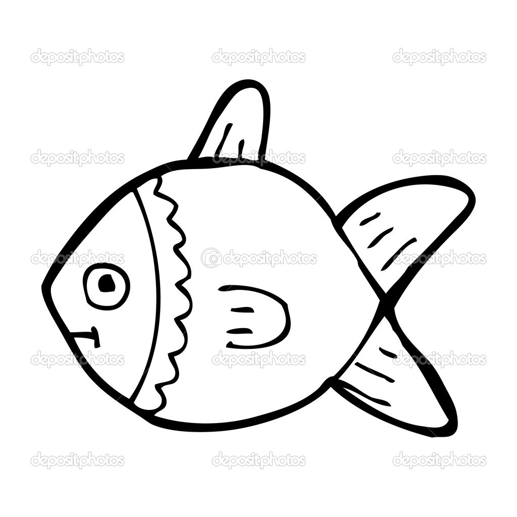 Kreslená ryba — Stock Vektor © lineartestpilot #38425833
