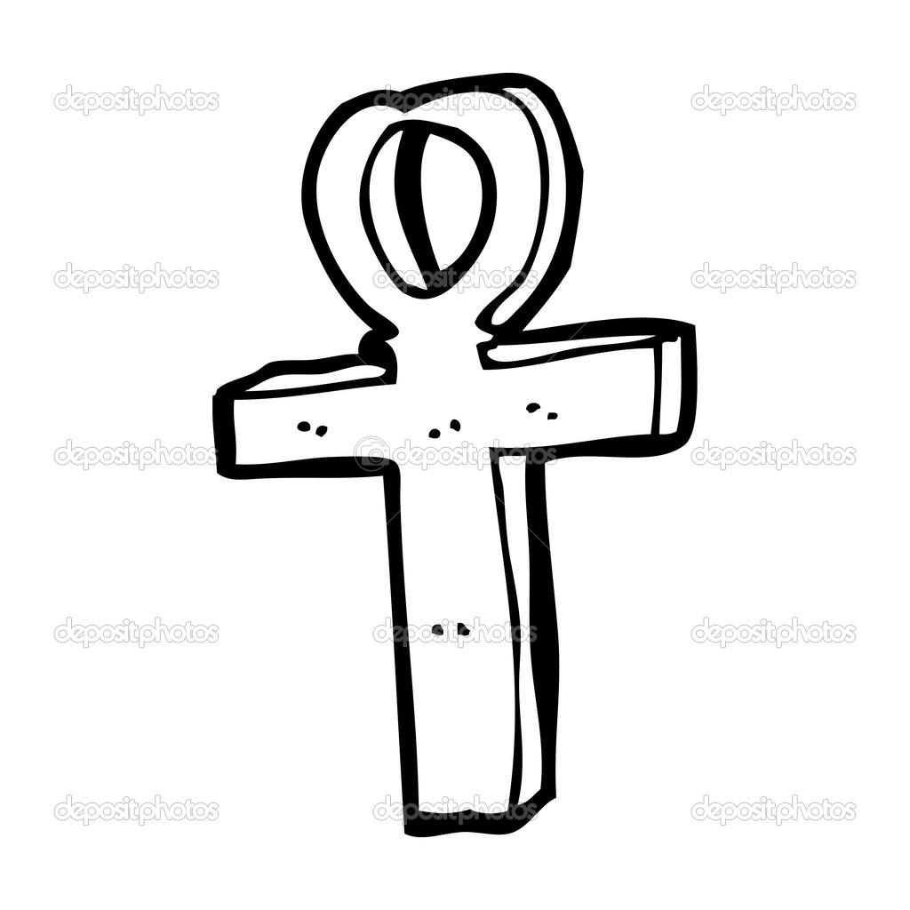 Cartoon ankh symbol Stock Vector by ©lineartestpilot 38427871