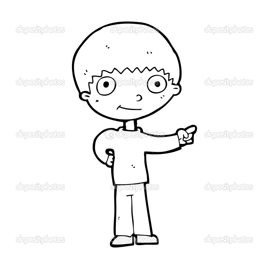 Cartoon happy boy pointing — Stock Vector © lineartestpilot #38432067 Cartoon happy boy pointing — Stock Vector © lineartestpilot #38432067