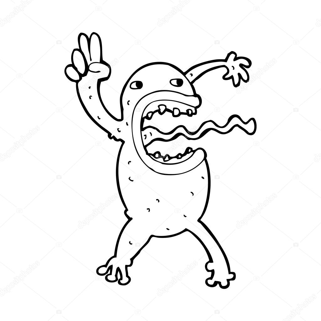 Cartoon crazy frog Stock Vector by ©lineartestpilot 38433905