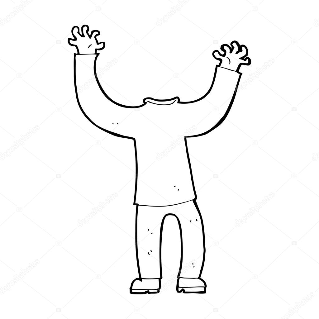 Cartoon headless body Stock Vector Image by ©lineartestpilot #38434331