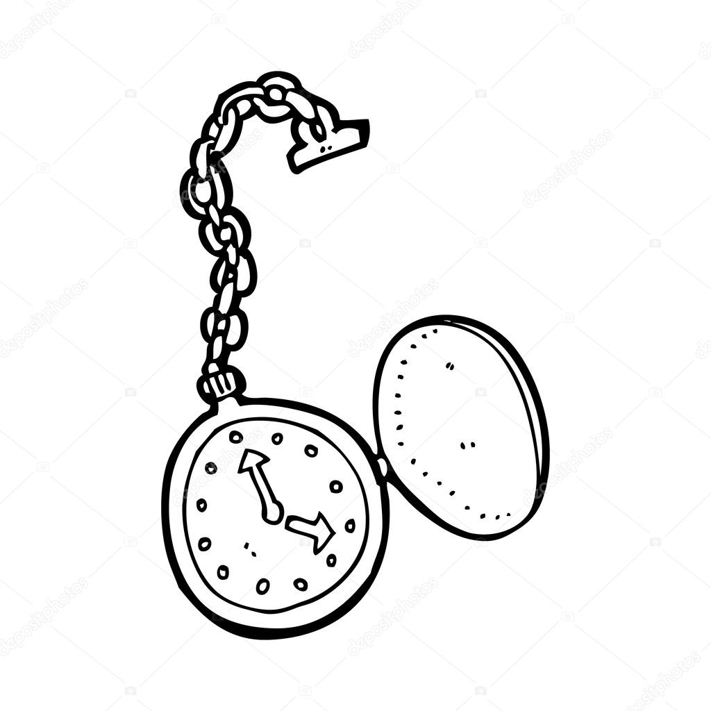 Cartoon old watch Stock Vector Image by ©lineartestpilot #38436413