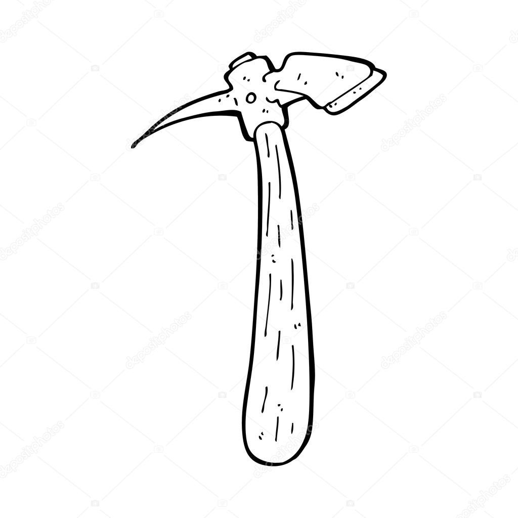 Cartoon pick axe Stock Vector by ©lineartestpilot 38437339