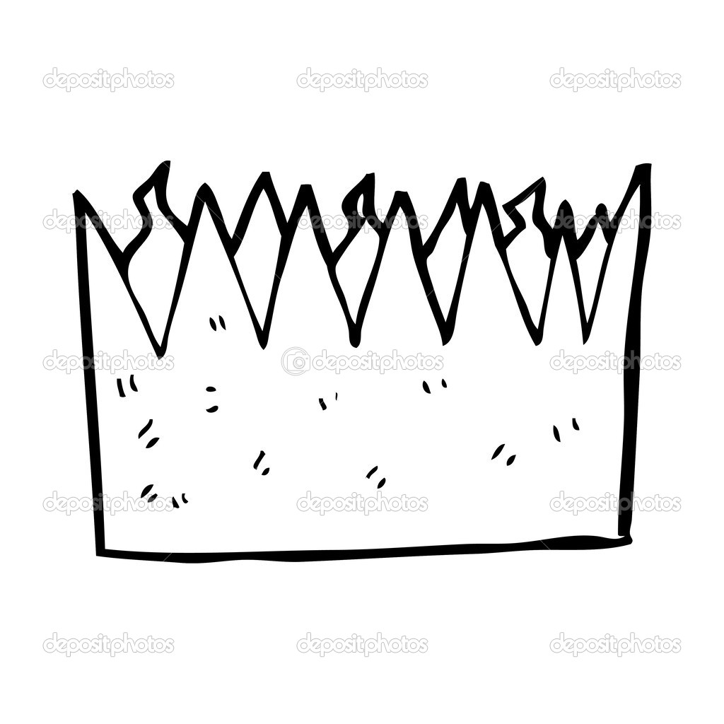 Cartoon paper crown Stock Vector by ©lineartestpilot 38437639