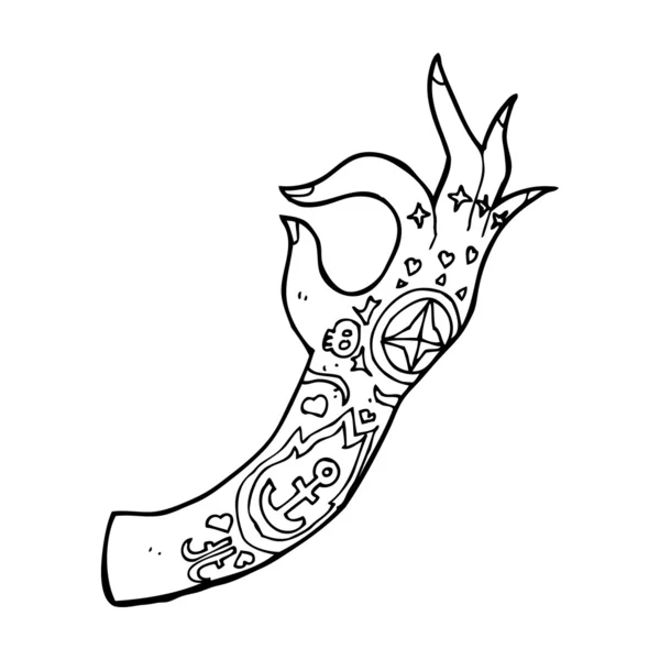 Cartoon tattoo arm Stock Vector Image by ©lineartestpilot #44420867