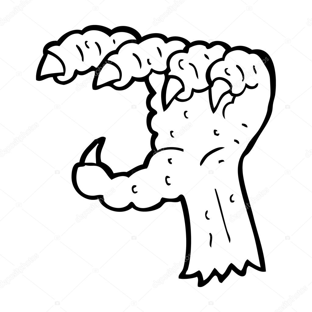 Cartoon bird claw Stock Vector by ©lineartestpilot 38440725