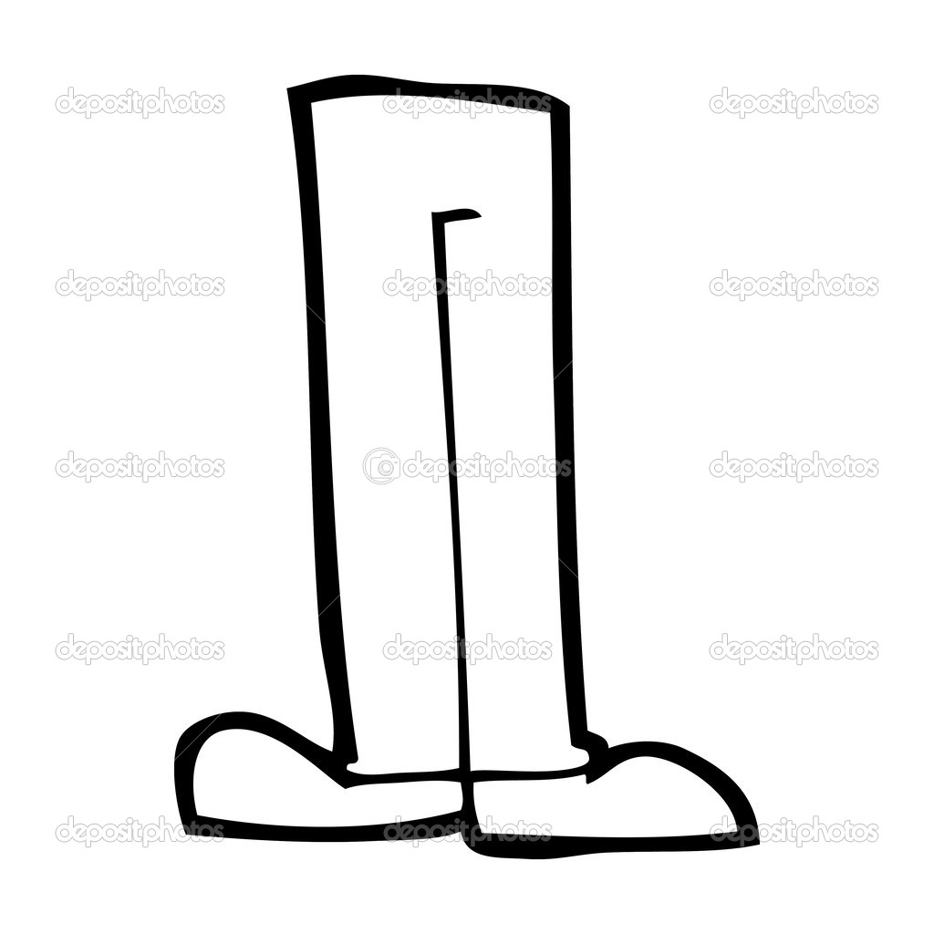 Cartoon legs — Stock Vector © lineartestpilot #38442235
