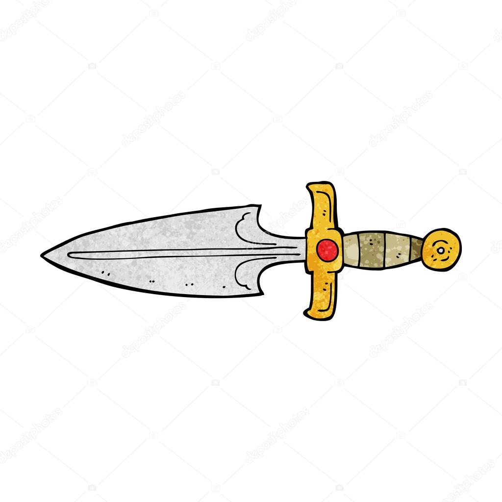 Cartoon dagger Stock Vector Image by ©lineartestpilot #39430707