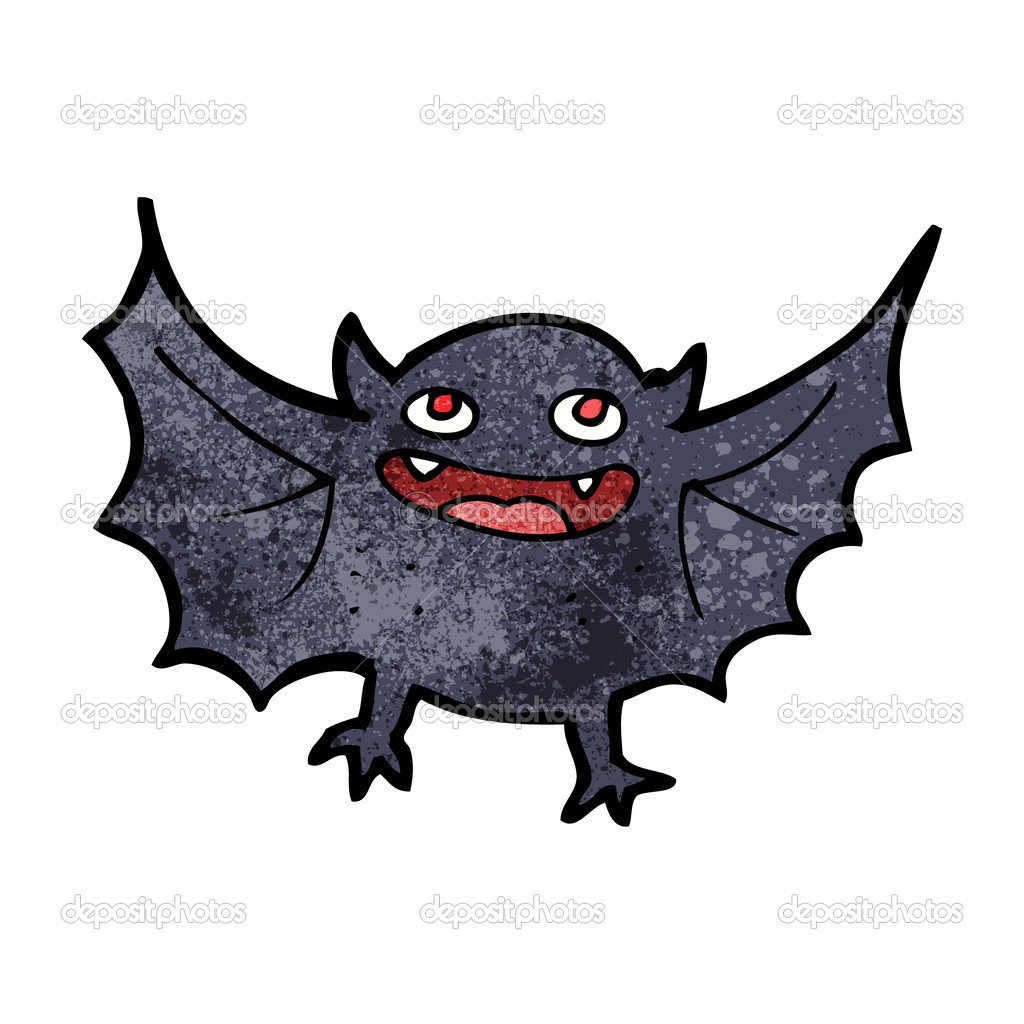 Cartoon vampire bat Stock Vector by ©lineartestpilot 39435451