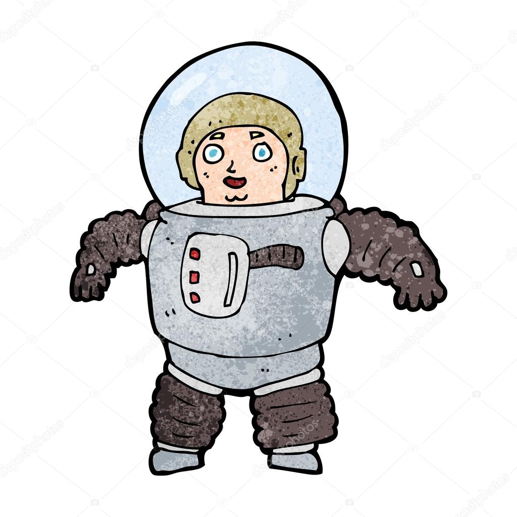Cartoon space man Stock Vector Image by ©lineartestpilot #39439921