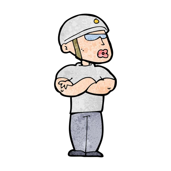 Cartoon security guard Stock Vector Image by ©lineartestpilot #47479393