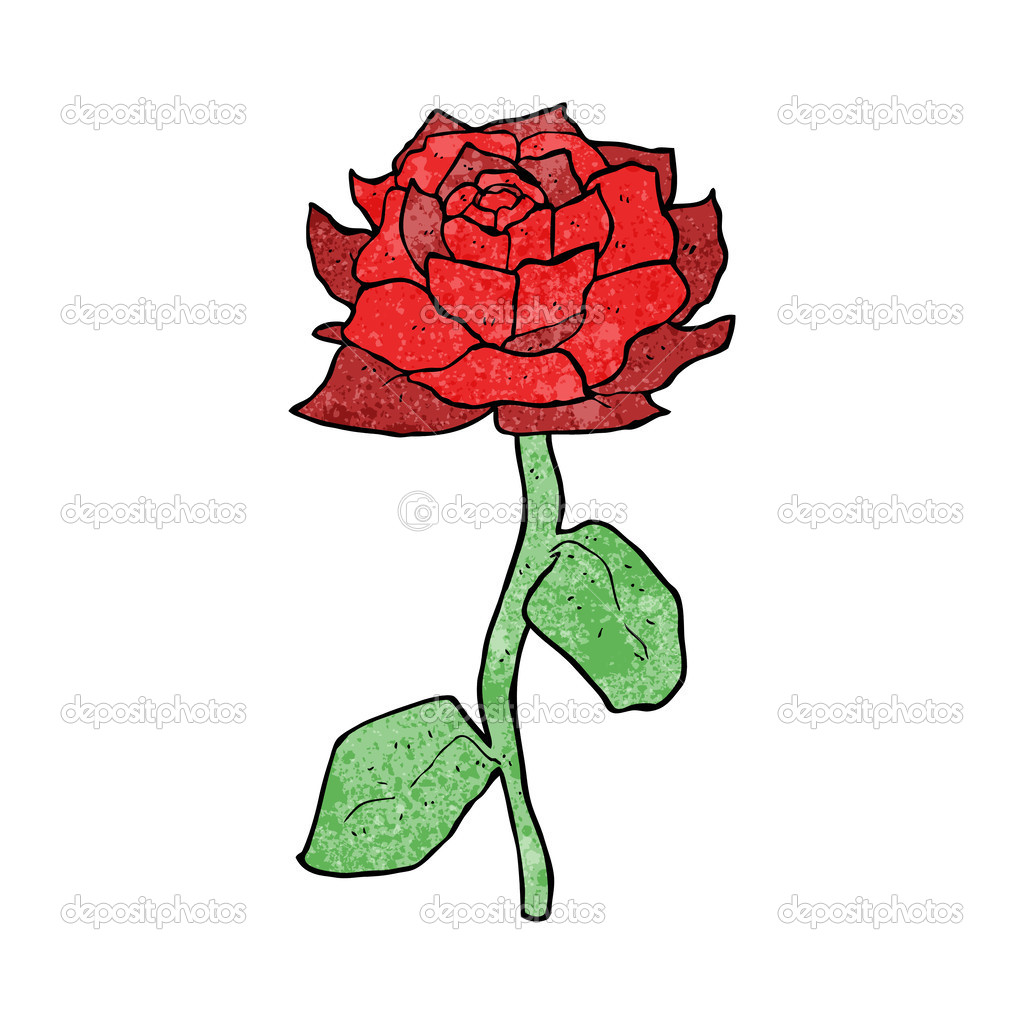 Růže kreslený — Stock Vektor © lineartestpilot #39442395