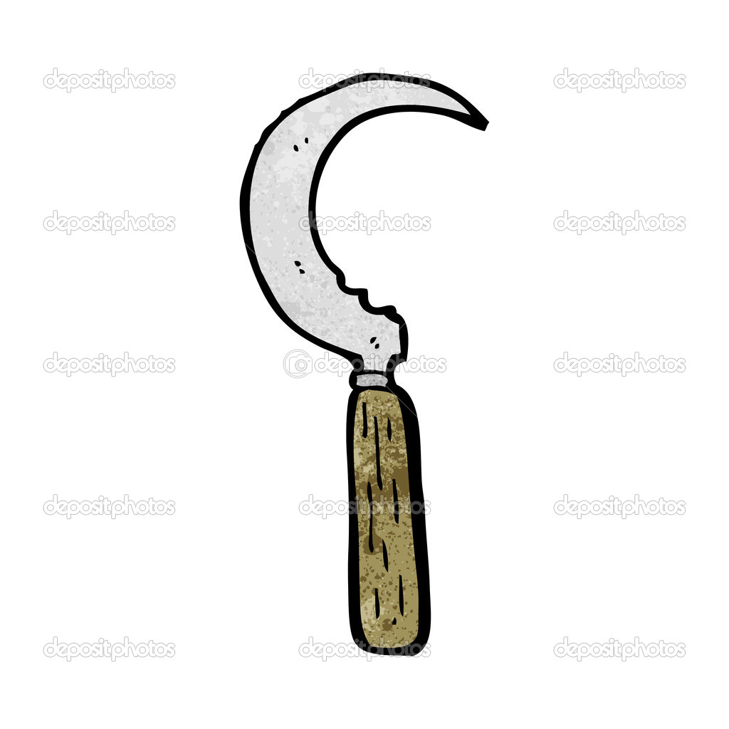 Cartoon sickle Stock Vector by ©lineartestpilot 39445507