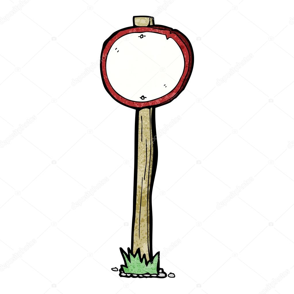 Cartoon road sign Stock Vector Image by ©lineartestpilot #39456773