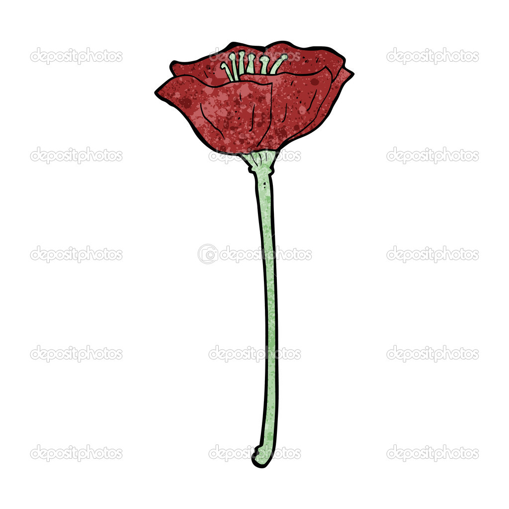 Cartoon poppy Stock Vector Image by ©lineartestpilot #39457685