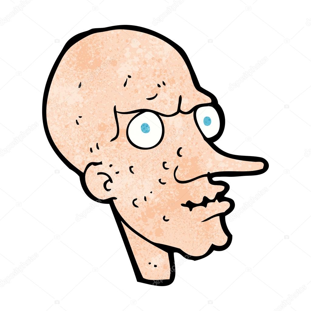 Cartoon evil old man Stock Vector Image by ©lineartestpilot #39465653