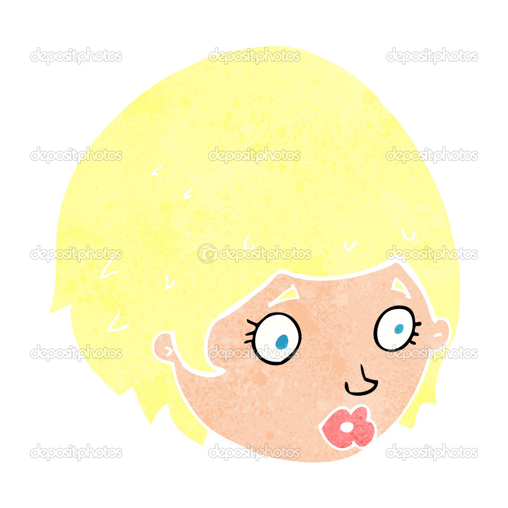Cartoon girl with concerned expression Stock Vector by ©lineartestpilot ...