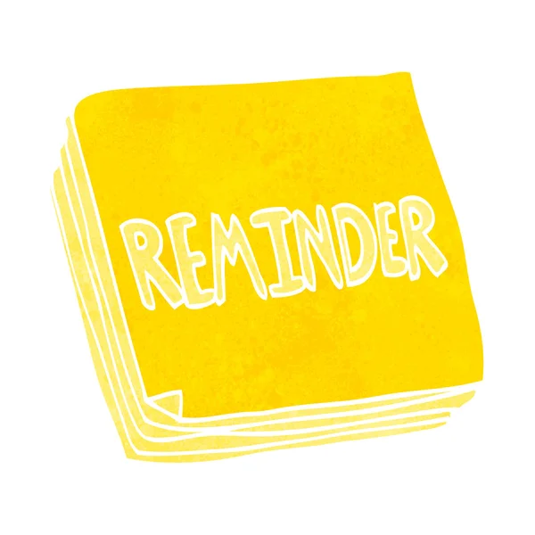 Cartoon reminder notes Stock Vector by ©lineartestpilot 38157601