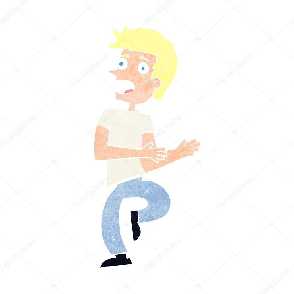 Cartoon stressed out man Stock Vector Image by ©lineartestpilot #41155855