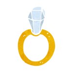 Cartoon diamond ring Stock Vector Image by ©lineartestpilot #29101983