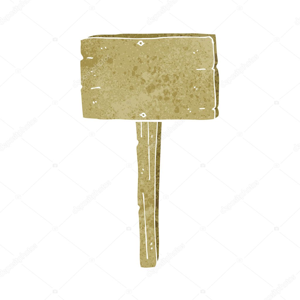 Cartoon sign post Stock Vector by ©lineartestpilot 41164361