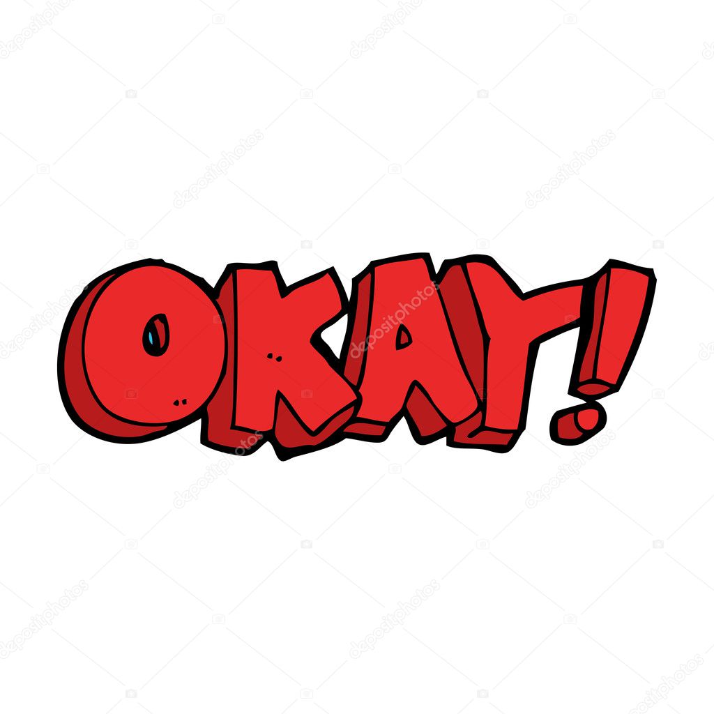 Cartoon okay sign — Stock Vector © lineartestpilot #44382097