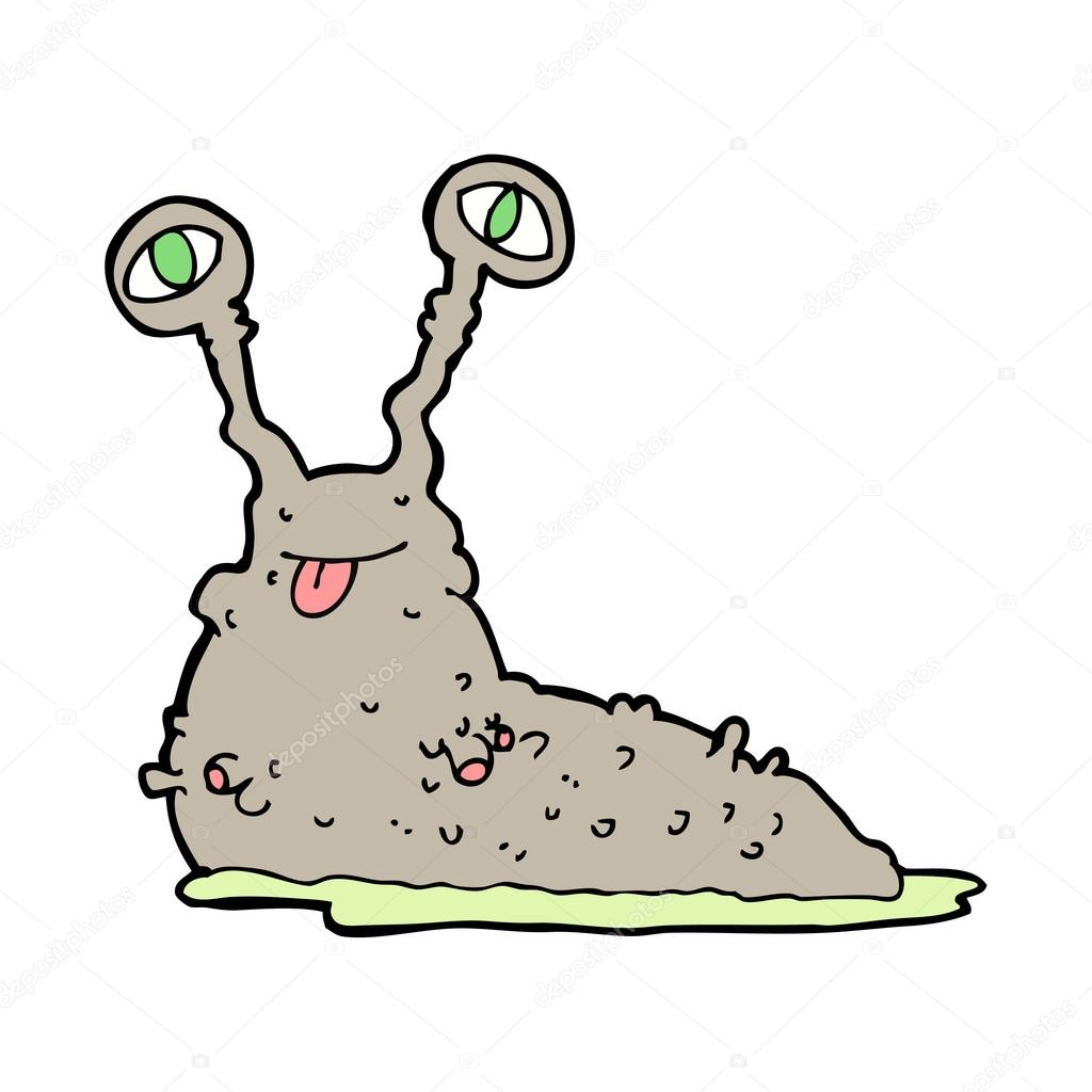 Cartoon gross slug Stock Vector by ©lineartestpilot 44392823