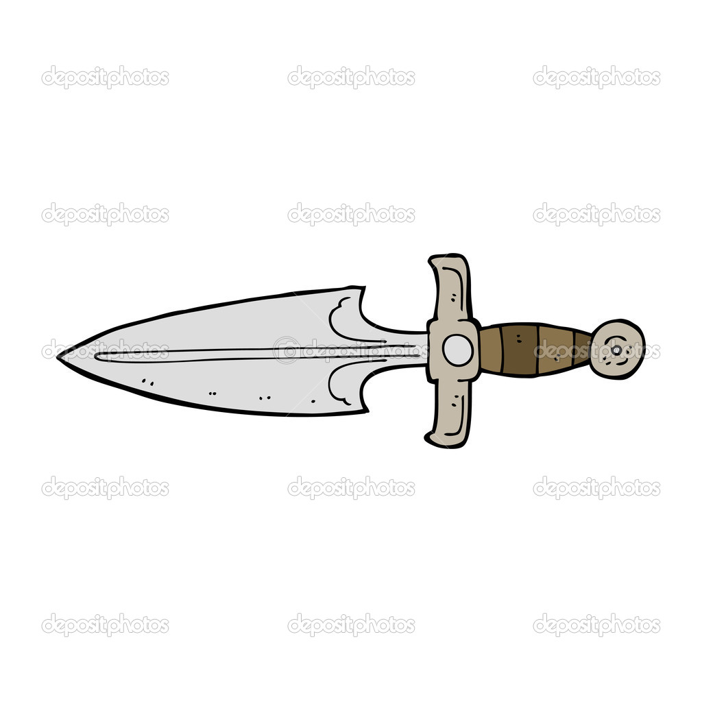 Daga de dibujos animados Vector de stock por ©lineartestpilot 44396227