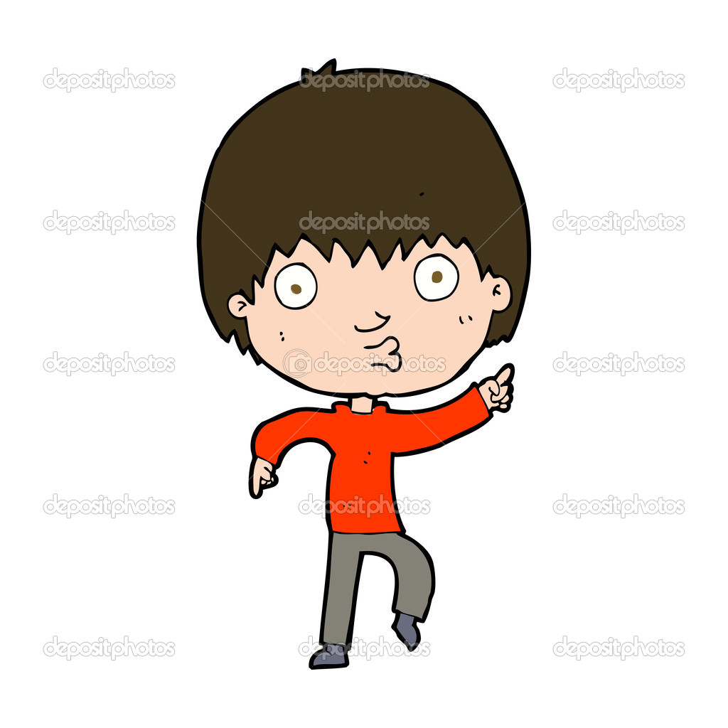 Cartoon impressed boy pointing Stock Vector by ©lineartestpilot 44400847 Cartoon impressed boy pointing Stock Vector by ©lineartestpilot 44400847