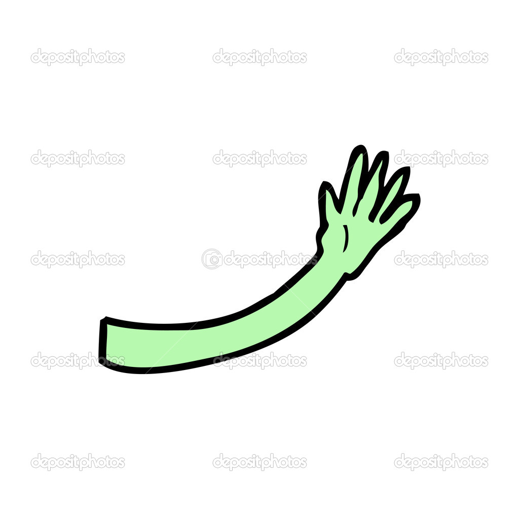 Cartoon monster arm Stock Vector Image by ©lineartestpilot #44401213