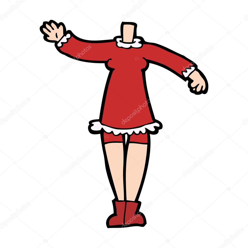 Cartoon female body (add photos or mix and match cartoons) Stock Vector ...