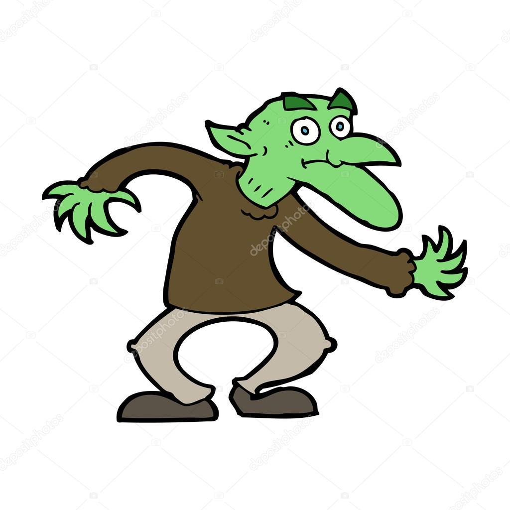 Cartoon goblin Stock Vector Image by ©lineartestpilot #44416813