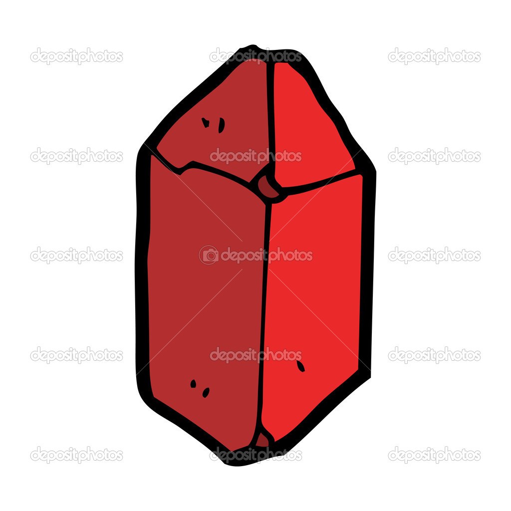 Dibujos animados rubí Vector de stock #44424813 de ©lineartestpilot