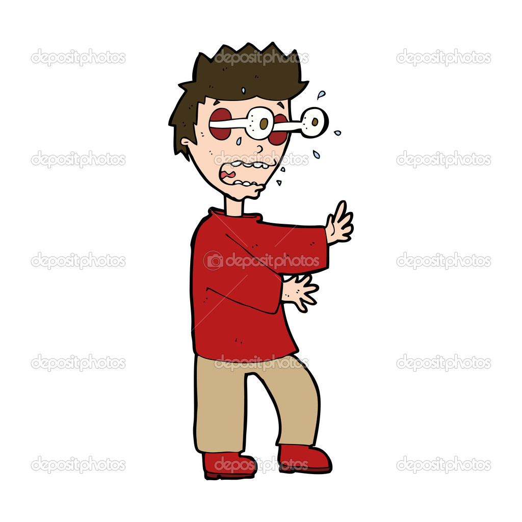 Cartoon terrified boy Stock Vector Image by ©lineartestpilot #44427501